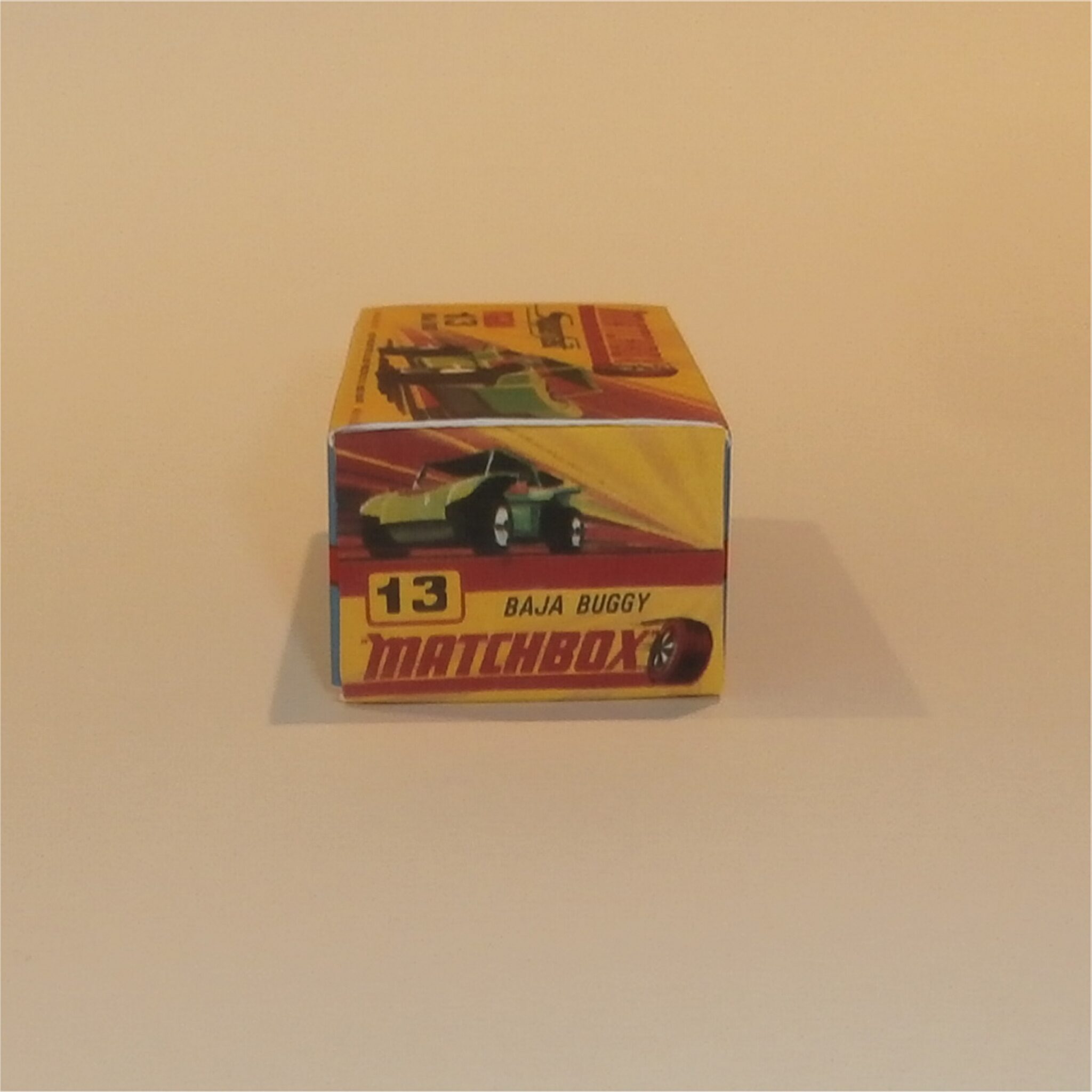 Matchbox Lesney Superfast 13 e1 Baja Buggy H Style Repro Box