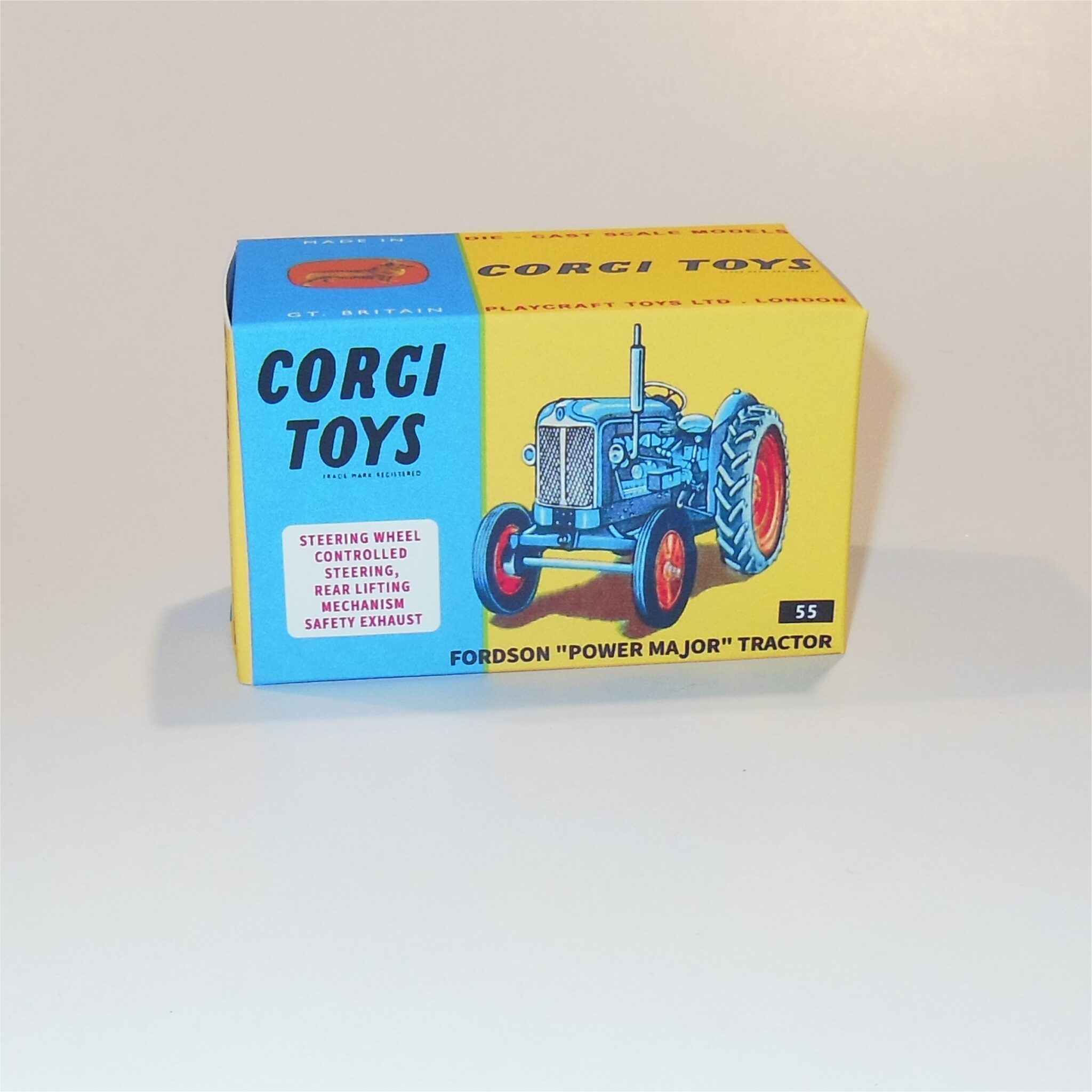 Corgi Toys 55 Fordson Power Major Tractor Repro Box